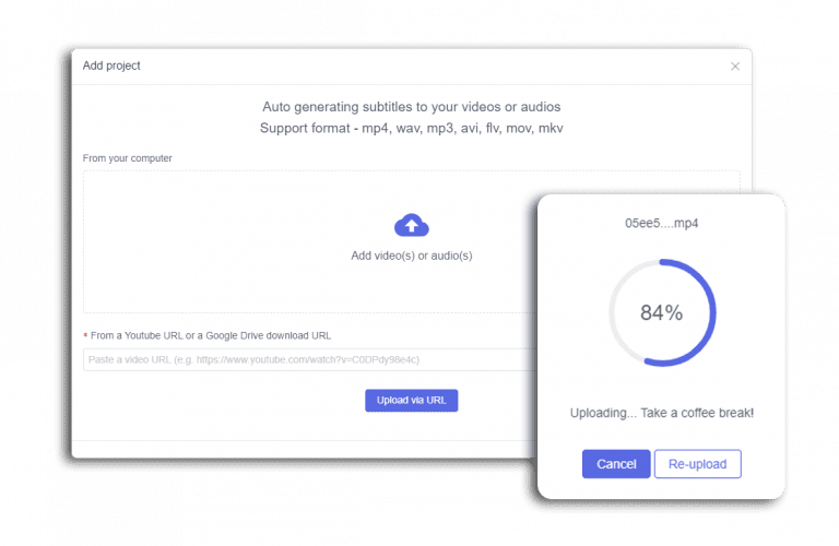 Automatische ondertitelgenerator online - AI-ondertitels gratis - EASYSUB