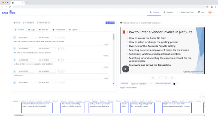 AV SRT 生成器在线免费 - EASYSUB