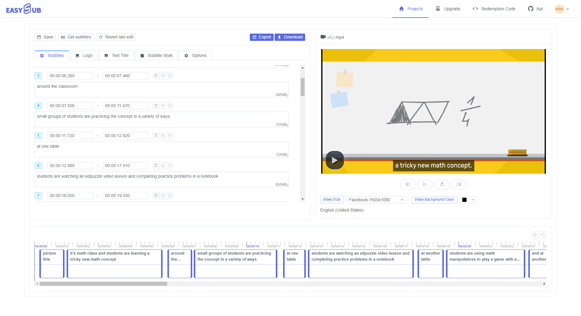 AI Caption Generator - Add Captions to Videos - EASYSSUB.COM